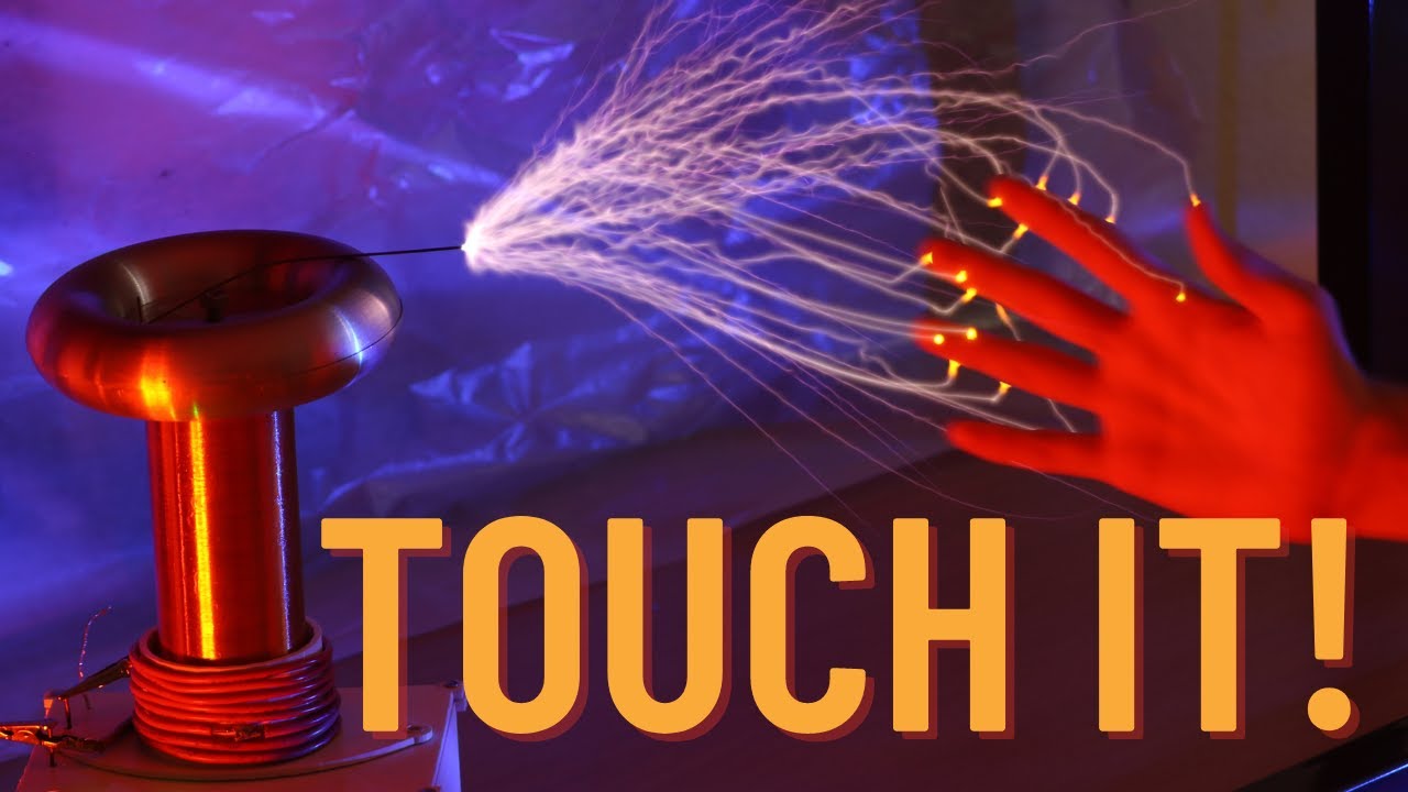 Touchable Desktop Lightning! (Tesla Coil Build + PCB GIVEAWAY) - YouTube