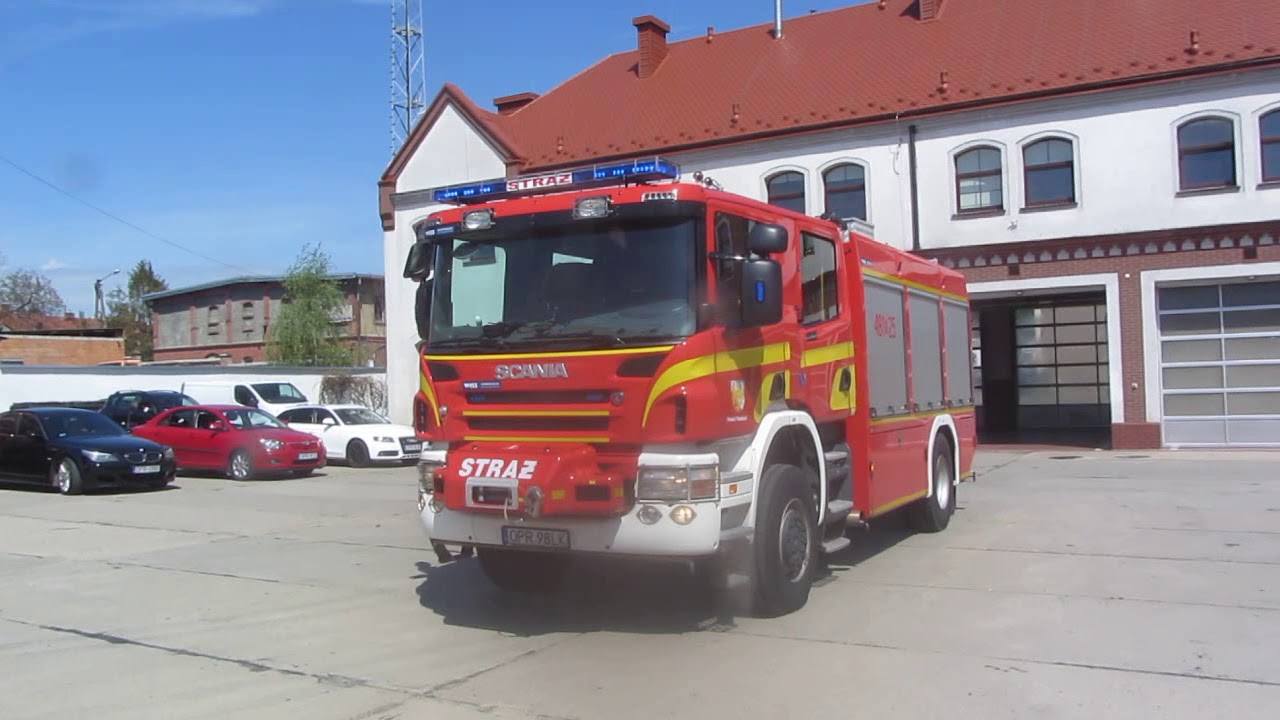 481[O]25 GCBA 5/36 Scania P380 - JRG PSP Prudnik - pokaz sygnałów - YouTube