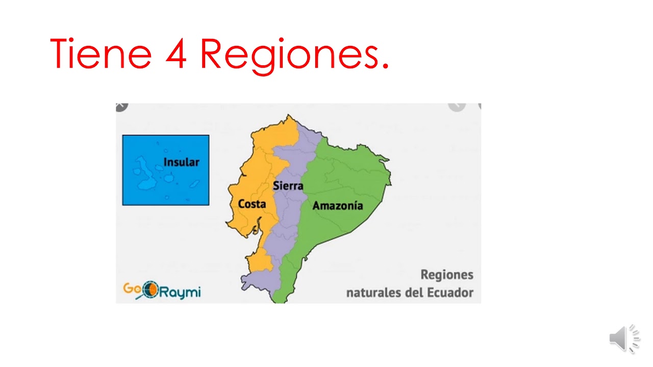 Mi Ecuador sus Regiones y Provincias - YouTube
