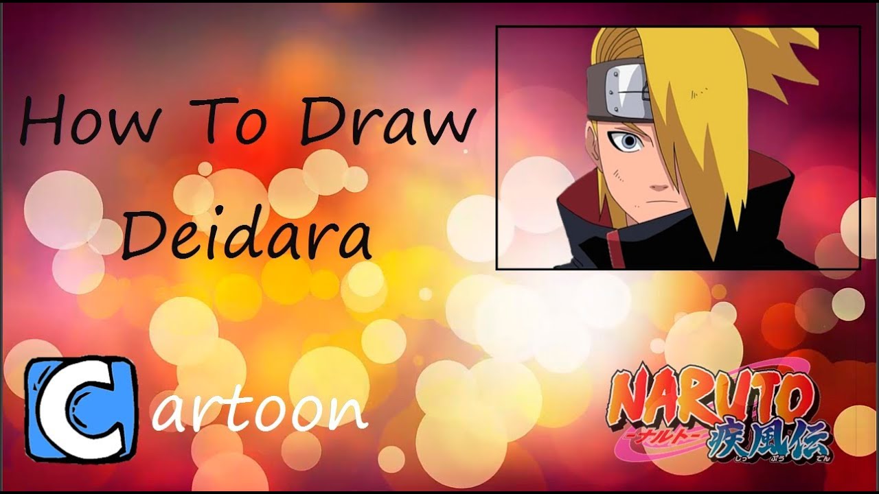 How To Draw Deidara (Naruto) - Dibujando a deidara - YouTube