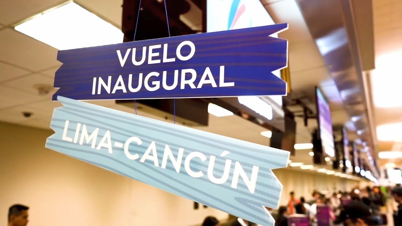 INTERJET - Vuelo Inaugural Lima - Cancun - YouTube