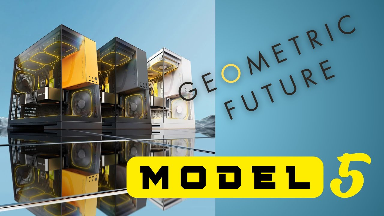 Обзор необычного корпуса-аквариума Geometric Future Model 5 - YouTube
