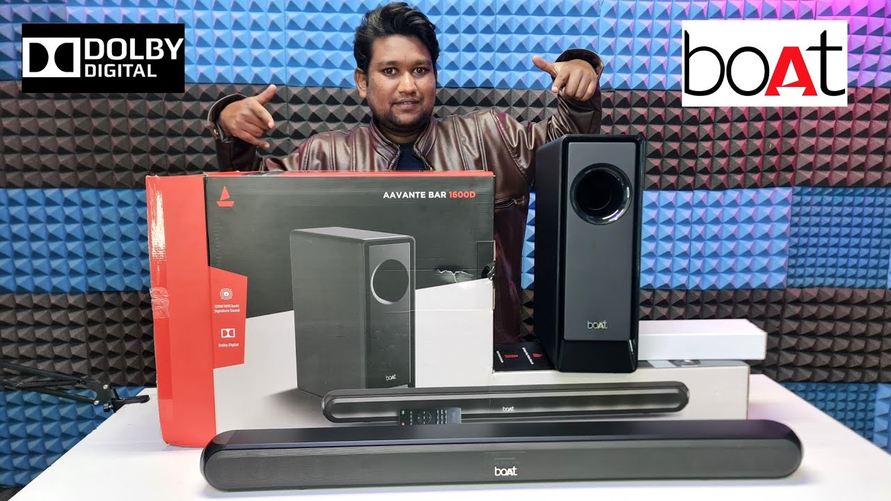 Boat Aavante Bar 1600D/1680D Soundbar UNBOXING REVIEW SOUND BASS DOLBY ...