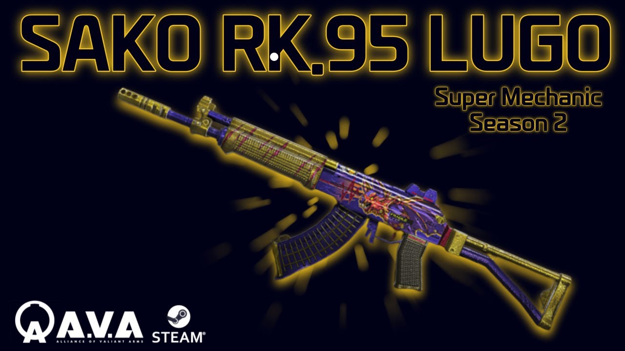 [AVA] 🆕 Super Mechanic2 " SAKO RK.95 LUGO "🧩 슈사코 (메카닉 + 개조) 간단리뷰 #Sako ...