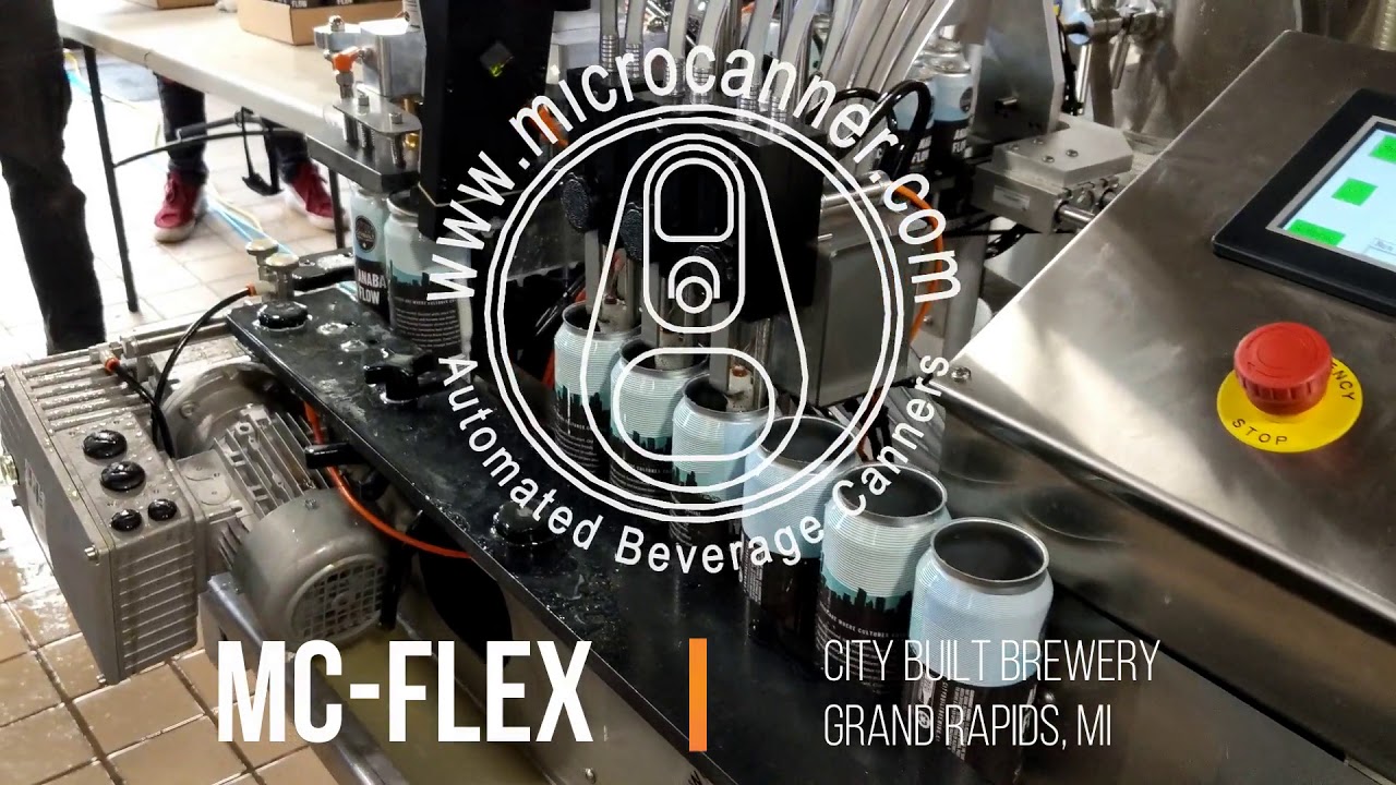 Beer Canning Microcanner MC-FLEX at City Built Brewery Grand Rapids, MI ...