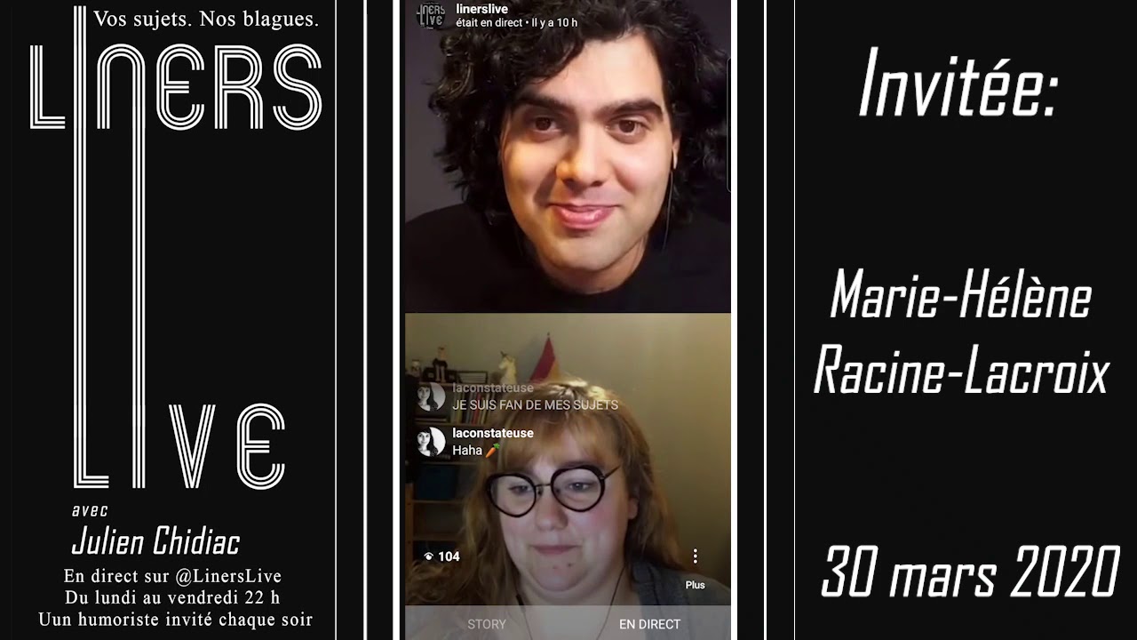 #7 - Marie-Hélène Racine-Lacroix - Liners Live avec Julien Chidiac ...
