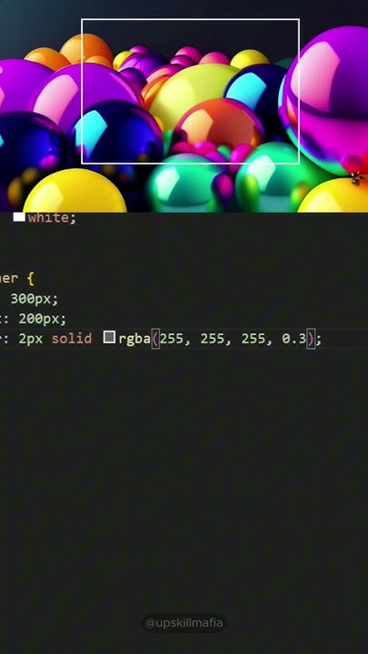 Glass Morphism Effect Shorts Upskillmafia Coding Css Webdevelopment Youtube