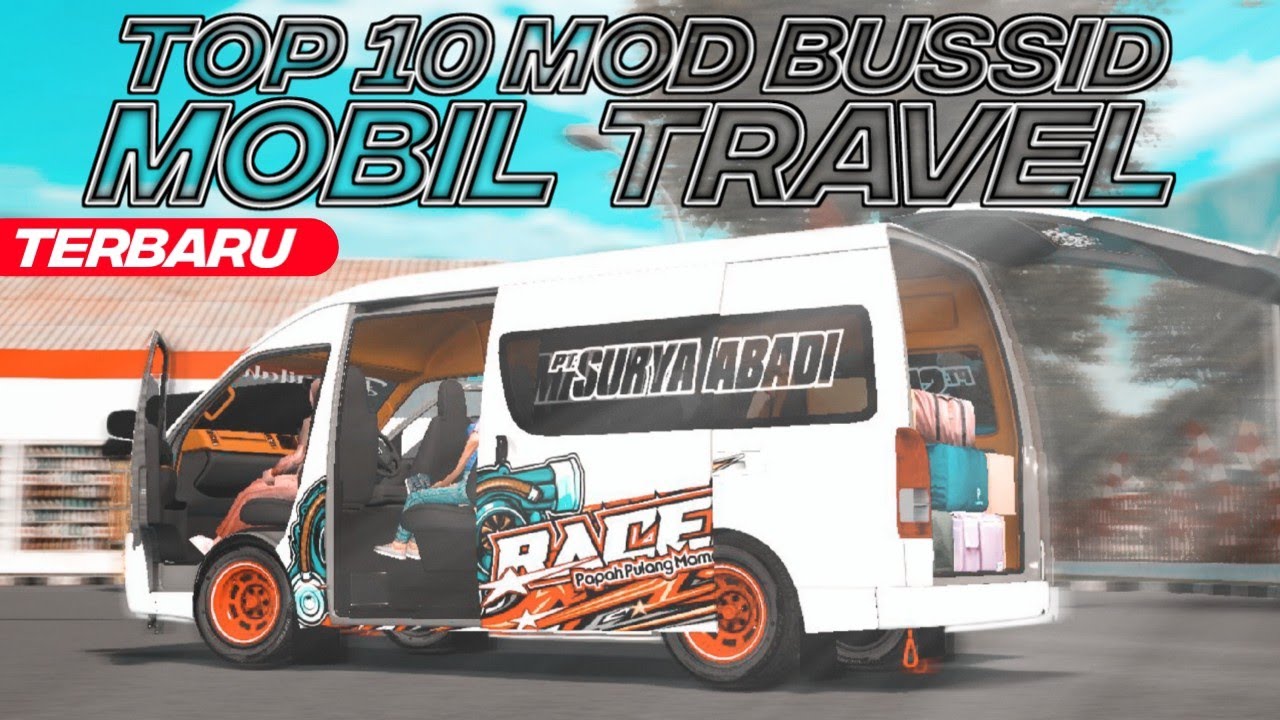 TOP 10 MOD MOBIL TRAVEL TERBARU | MOD BUSSID - YouTube