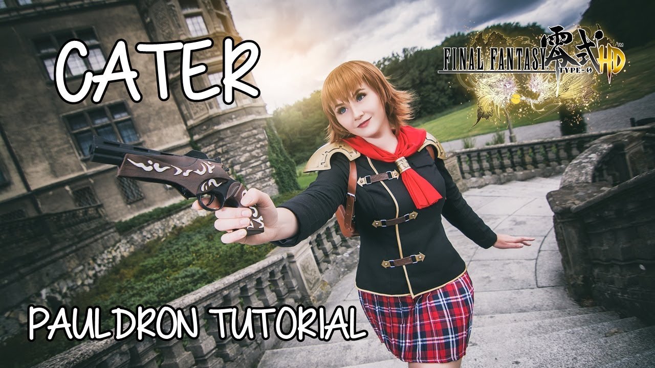 Cater : Final Fantasy Type 0 - Pauldron Tutorial from PVC pipe - YouTube