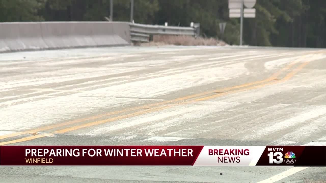 Icy roads in Cullman and Marion counties - YouTube