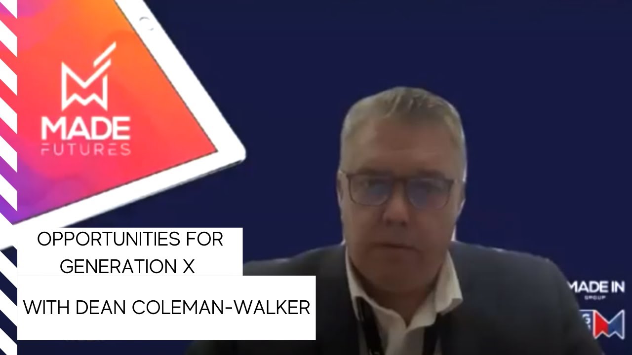 DEAN COLEMAN WALKER TALKS OPPORTUNITIES FOR GEN X - YouTube