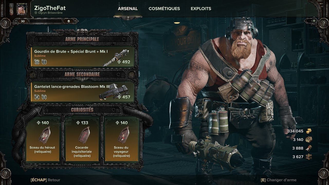 DarkTide Ogryn Damnation Bully Club/Grenadier Gauntlet - YouTube