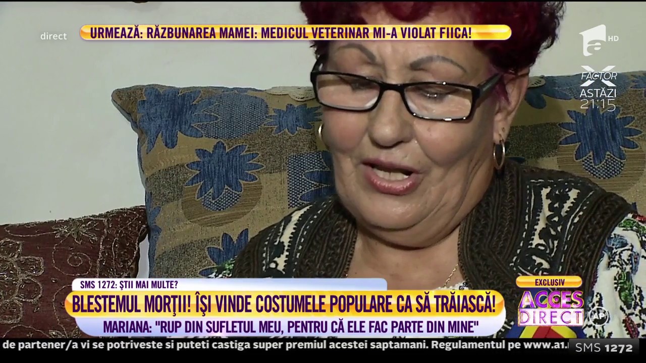 O celebră cântăreață de muzică populară, grav bolnavă, vrea să-și vândă ...