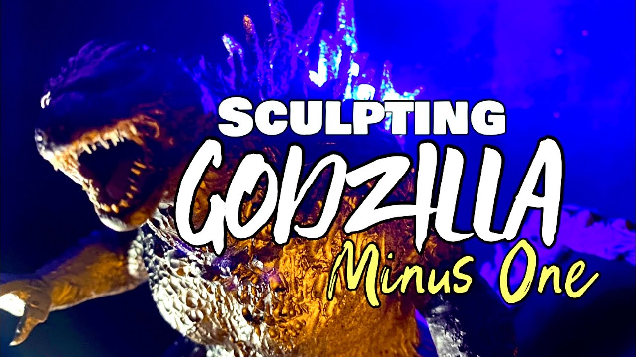 Sculpting Godzilla - Light-up Statue! #godzilla #godzillaminusone # ...