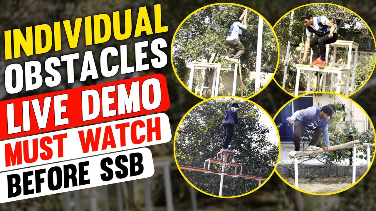 SSB Individual Obstacles Live Demo😱😱- How Important Is Physical Fitness ...