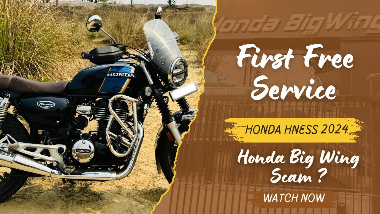 Honda H’ness First Free Service | Honda Big Wing Service Experience ...