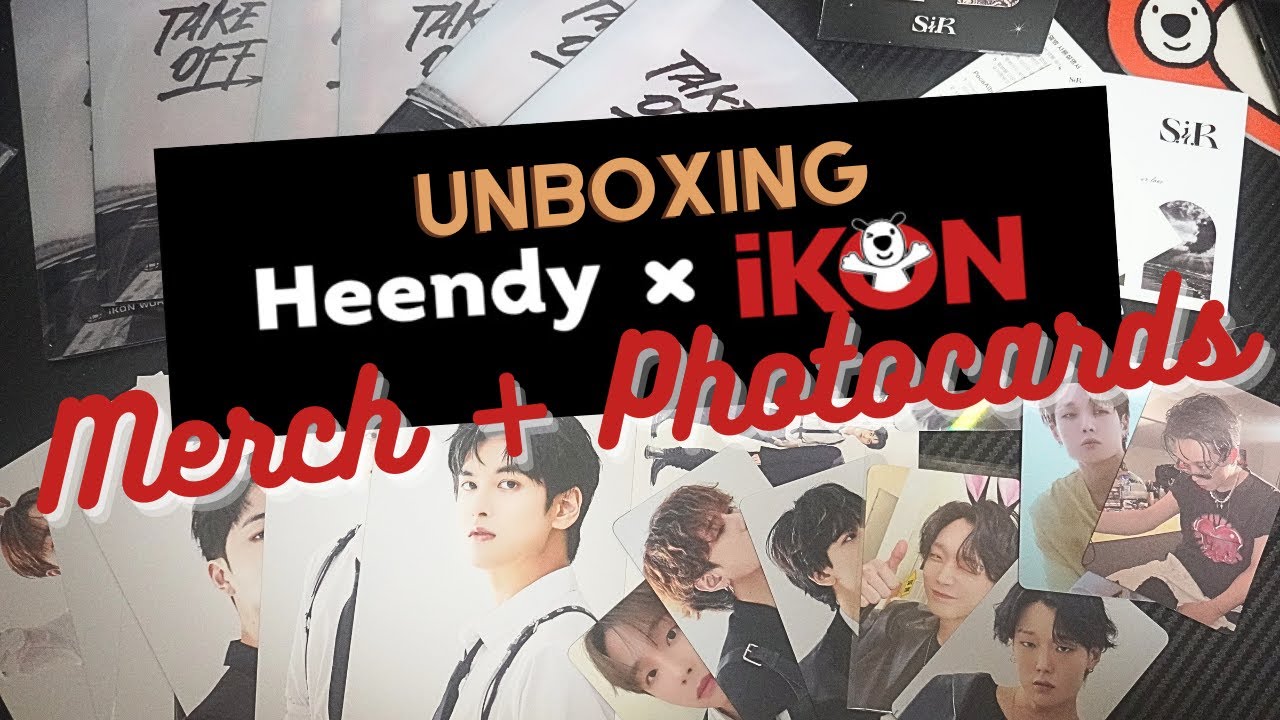 S.I.R Poca Album + Heendy x iKON Merch UNBOXING + Photocard Storage ...