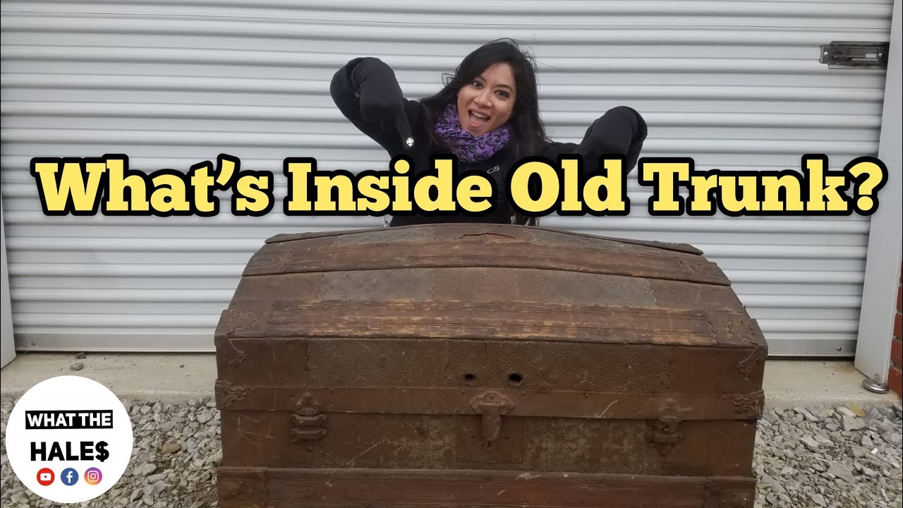 FOUND A TRUNK I Bought Abandoned Storage Unit Locker / Opening Mystery ...