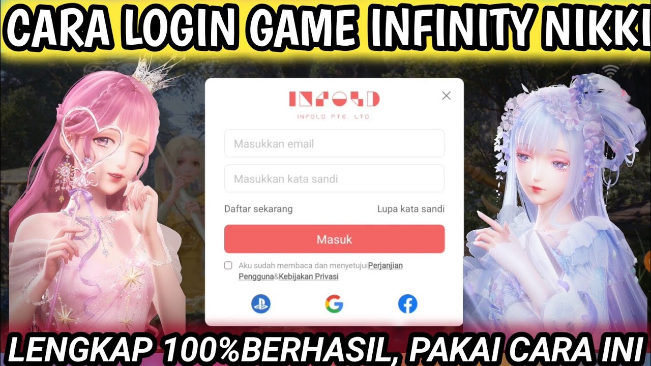 Cara Login Game Infinity Nikki || Cara Masuk Game Infinity Nikki - YouTube
