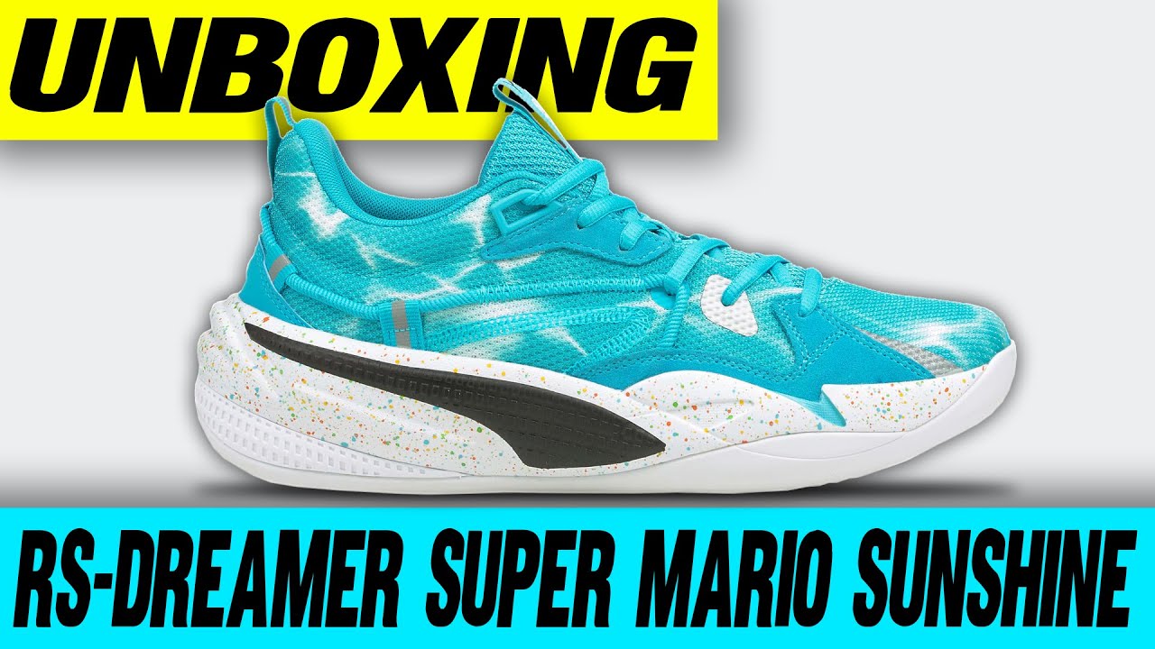 Unboxing Puma RS-DREAMER SUPER MARIO SUNSHINE - YouTube