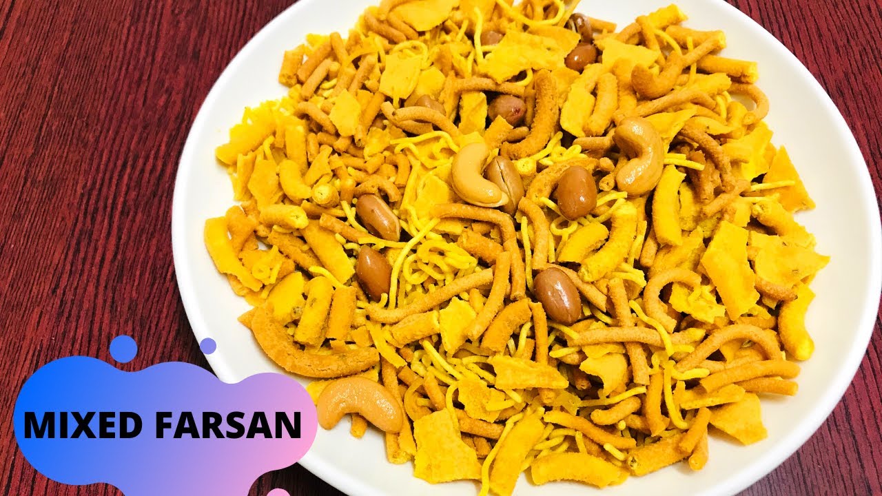 Mixed Farsan Recipe | मिक्सचर नमकीन | Mixture Namkeen Recipe | Dry ...