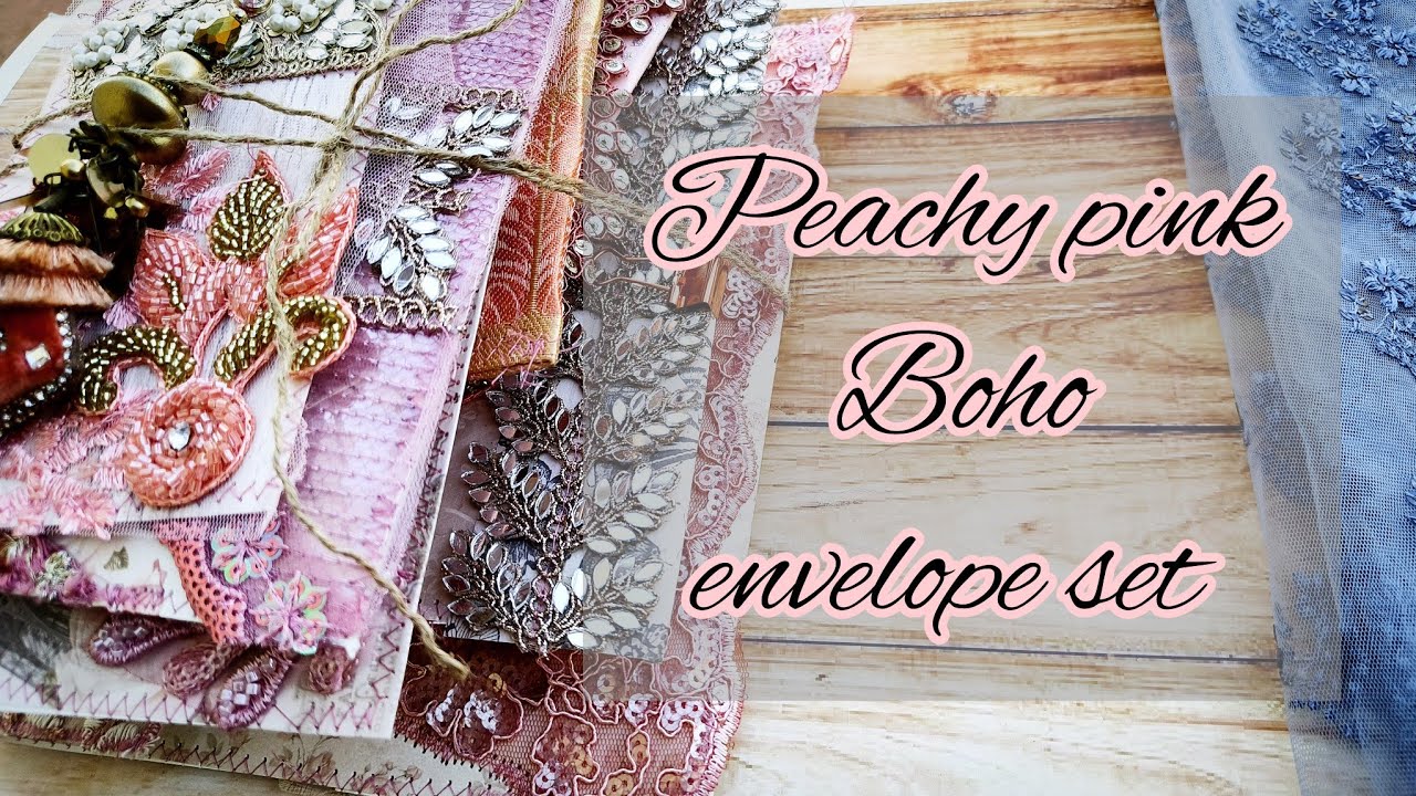 boho envelope set | new blue boho kit | flip through | boho needs - YouTube