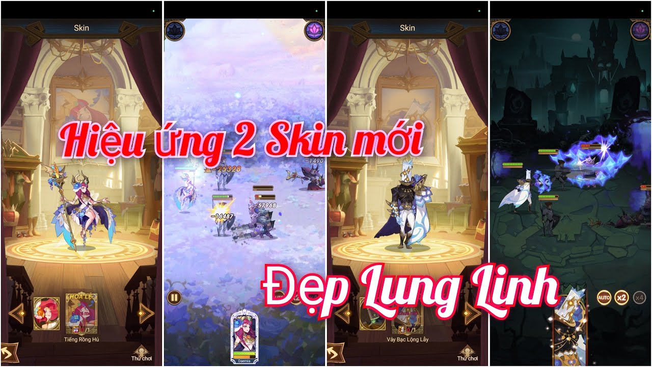 Afk Arena | Mãn nhãn với hiệu ứng kỹ năng 2 Skin mới của Daemia & Oden ...