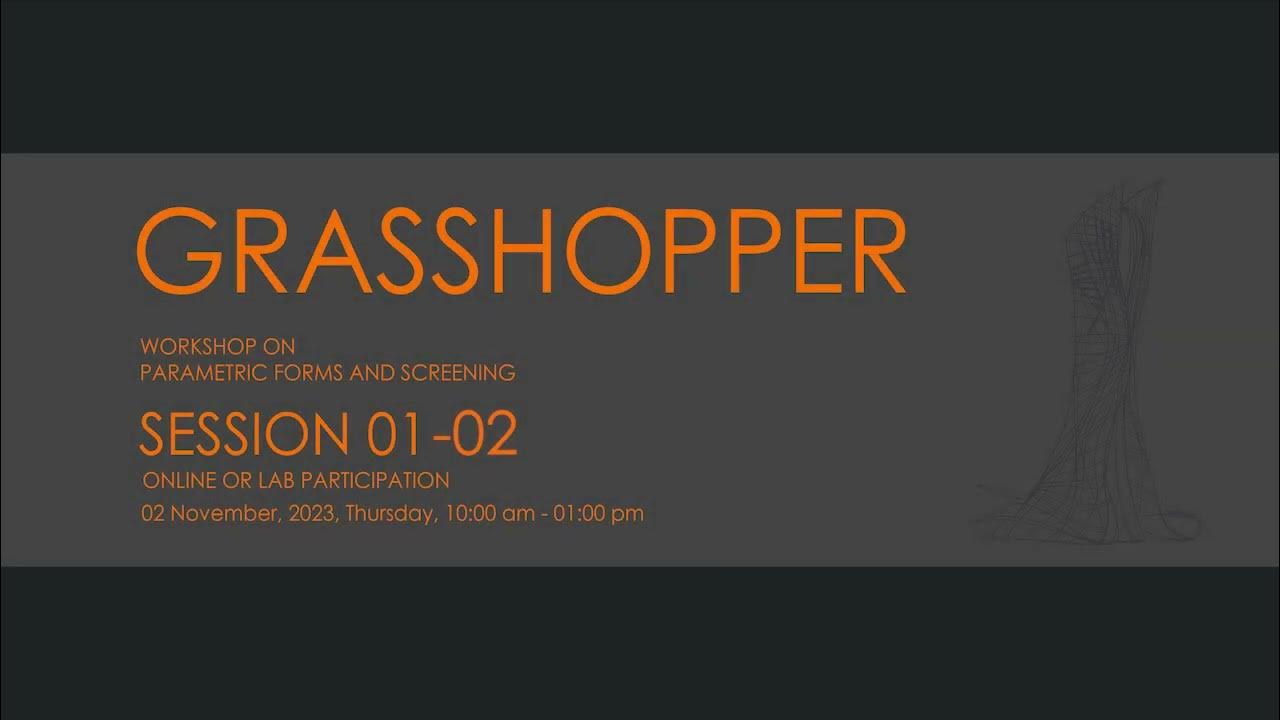 1-2 Grasshopper Interface - YouTube