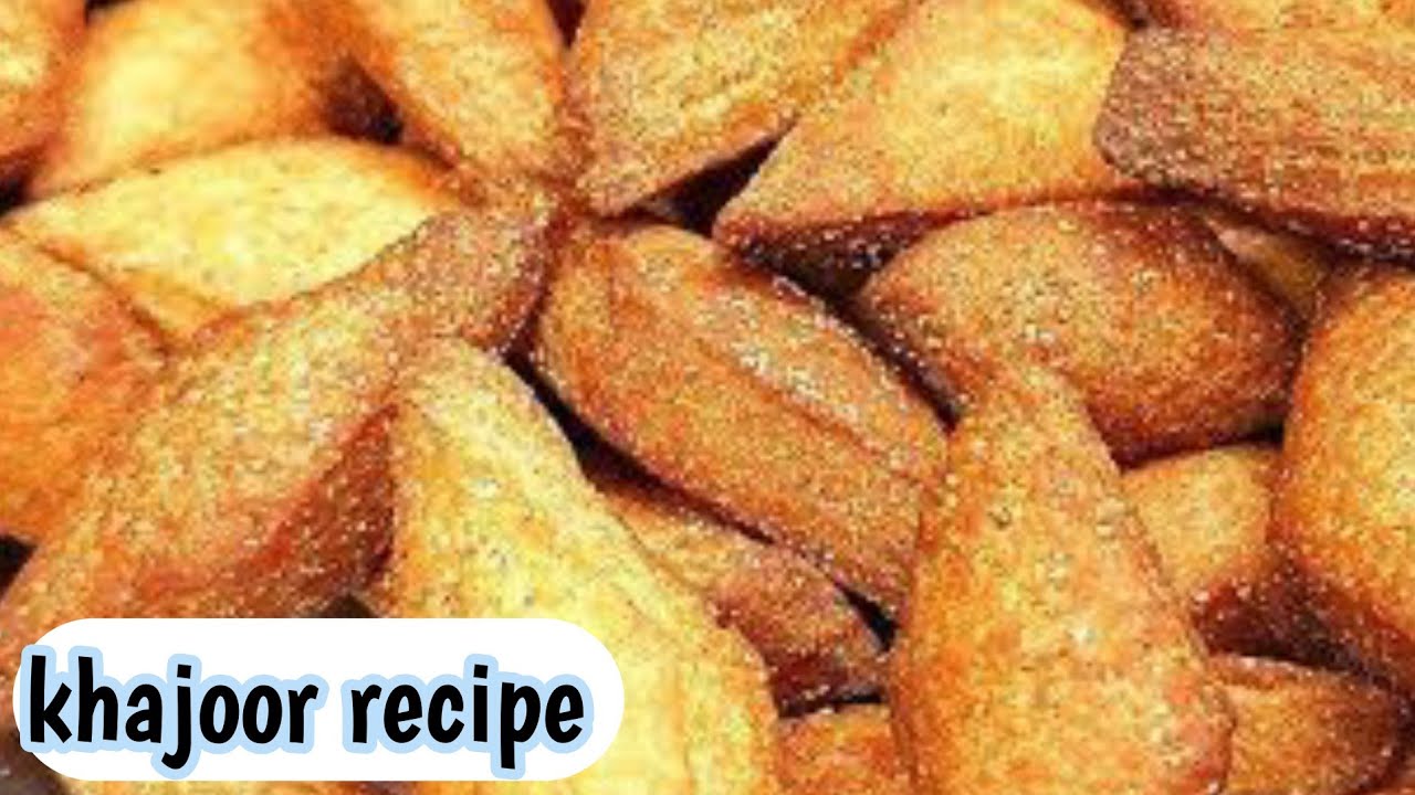 Khajoor Recipe | Meethe Lauz Recipe | No Egg No Milk Recipe | Khajoori ...