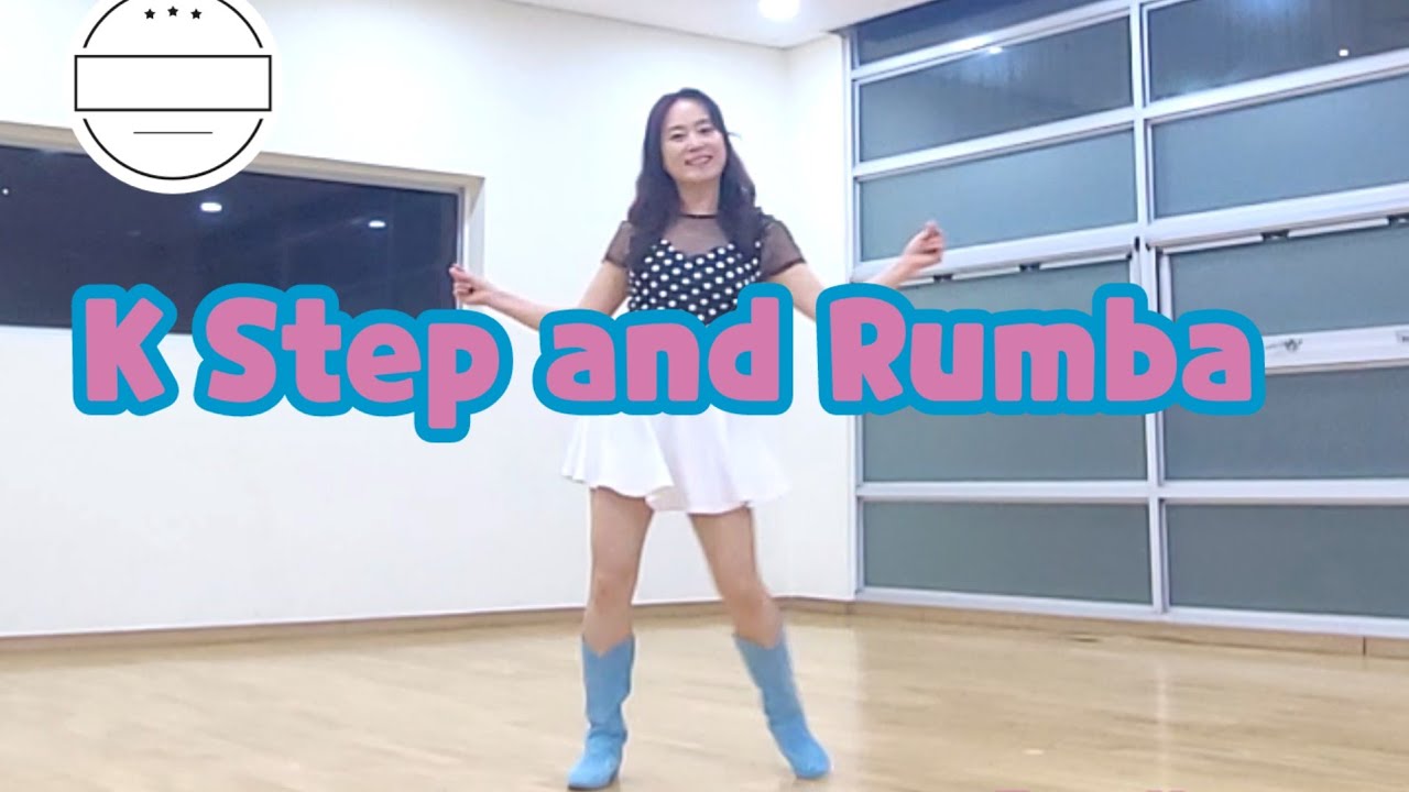 k step and Rumba/ line dance /Absolute Beginner /스탭 배우기 좋아요♡ - YouTube