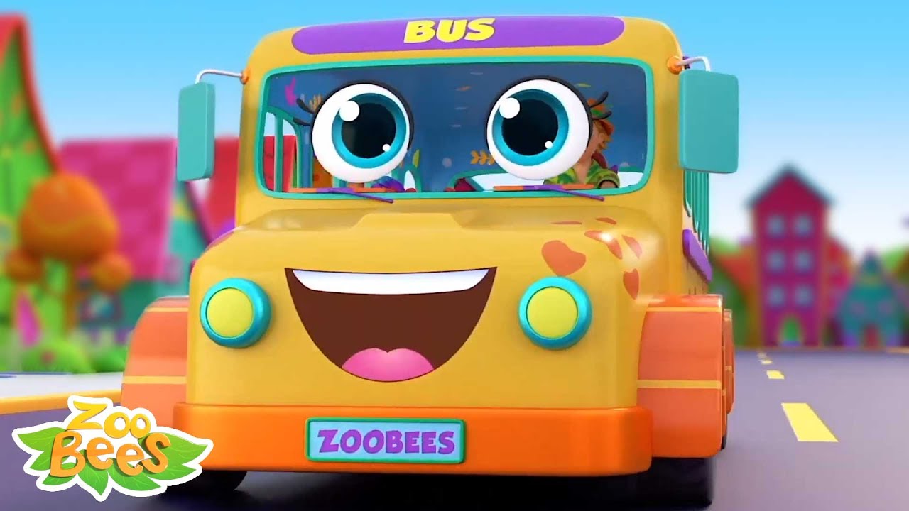 Ruedas En El Bus, Vehículo De Calle + Más Videos De Aprendizaje Para ...