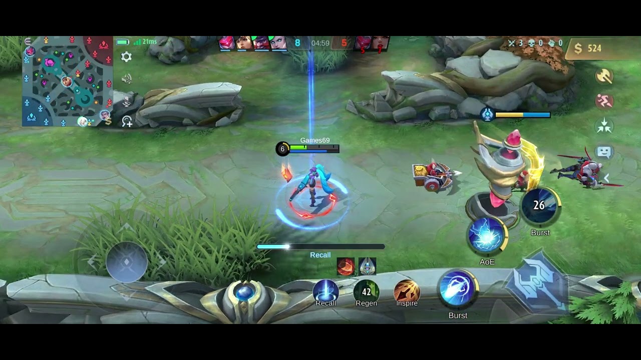 Layla Best Action Fight। Mobile Legends: Bang Bang। Gamelpay । HD Video ...