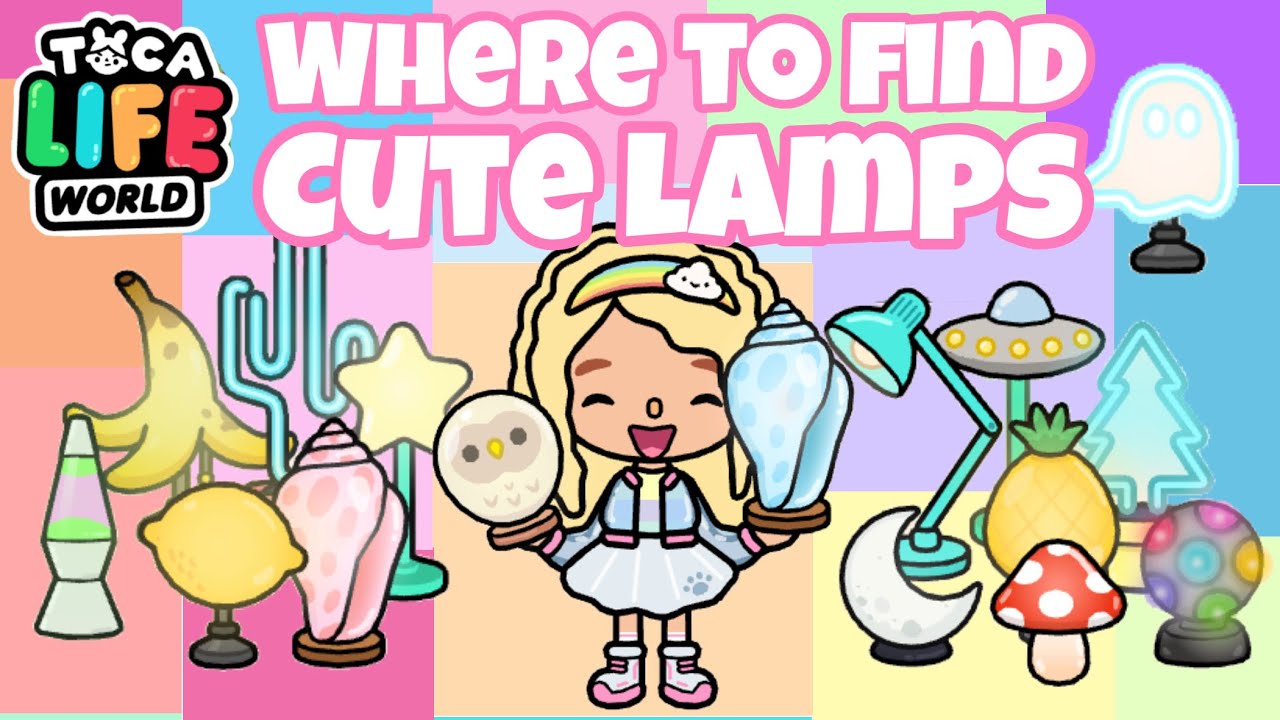 WHERE TO FIND CUTE LAMPS !!! TOCA LIFE WORLD DAISY GAMES - YouTube