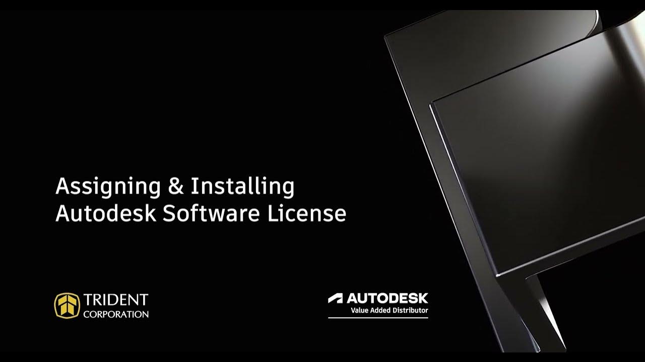 Assigning & Installing Autodesk Software License | Part 1 - Assigning Autodesk license to the ...