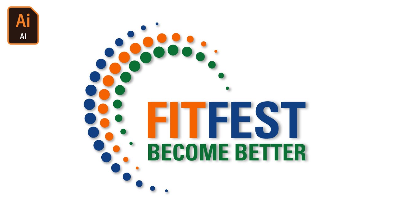 How to create Colorful logo design Adobe illustrator cc - YouTube