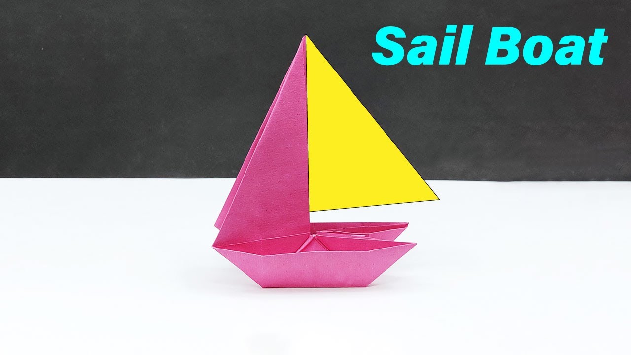 How to Make an Origami Sailboat That Floats! - YouTube
