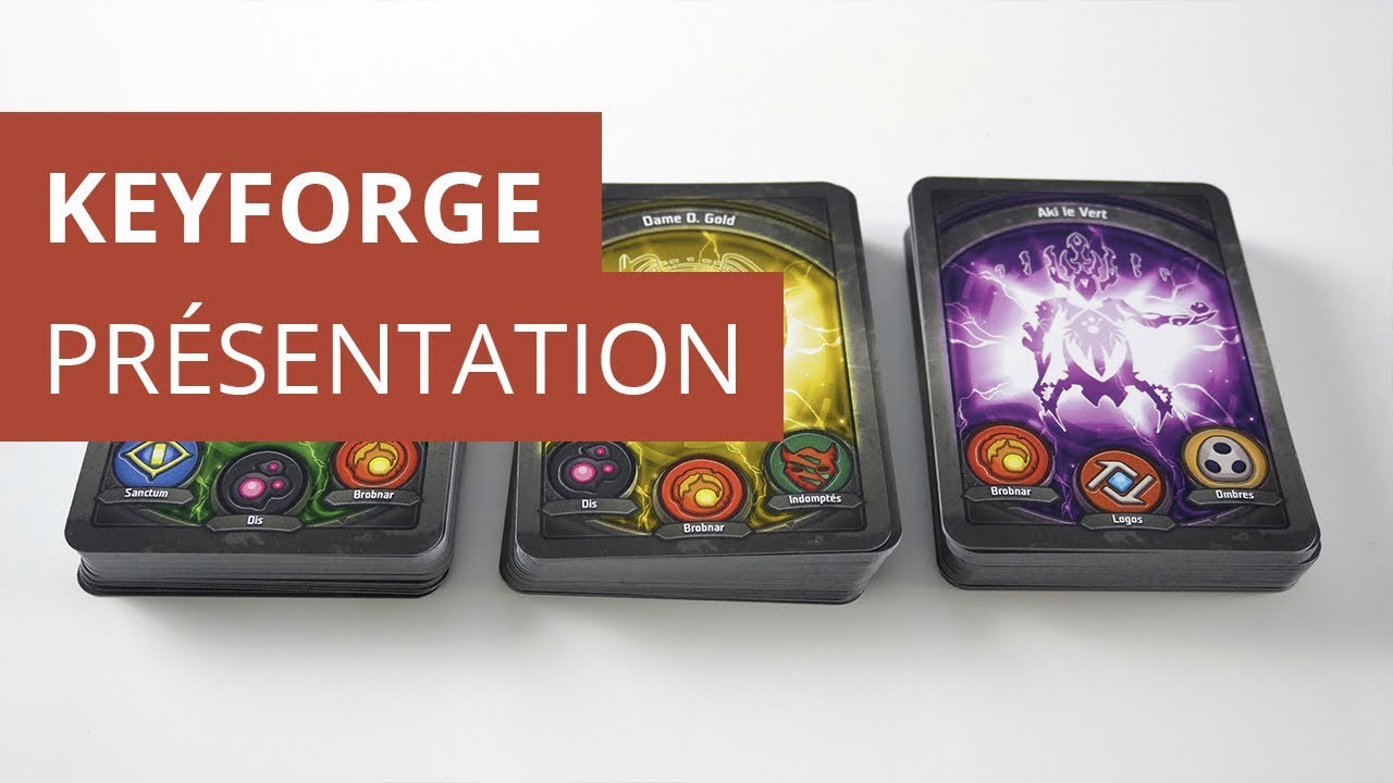 Keyforge - Présentation du jeu - YouTube