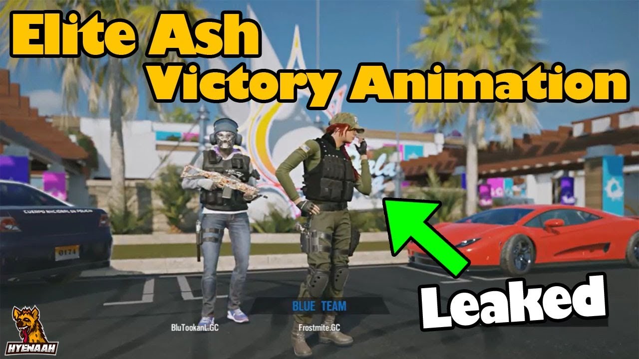 Elite Ash Victory Animation Leaked!!! - Rainbow Six Siege Operation ...