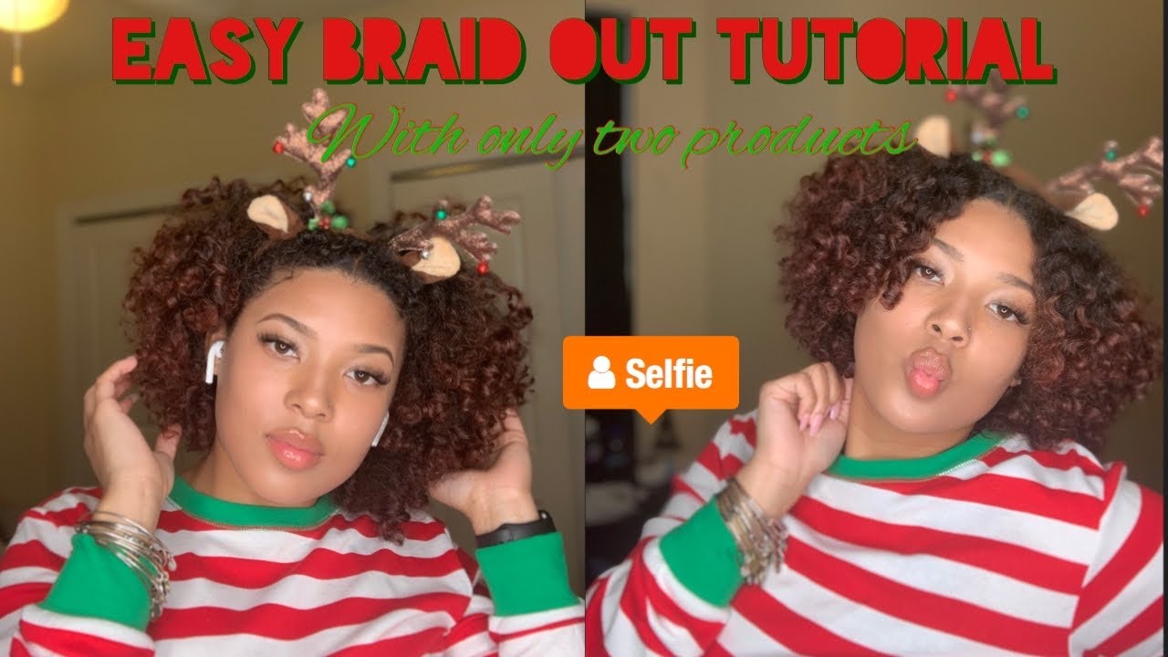 EASY BRAID OUT TUTORIAL | TRANSITIONING HAIR | TOASTYCEE - YouTube