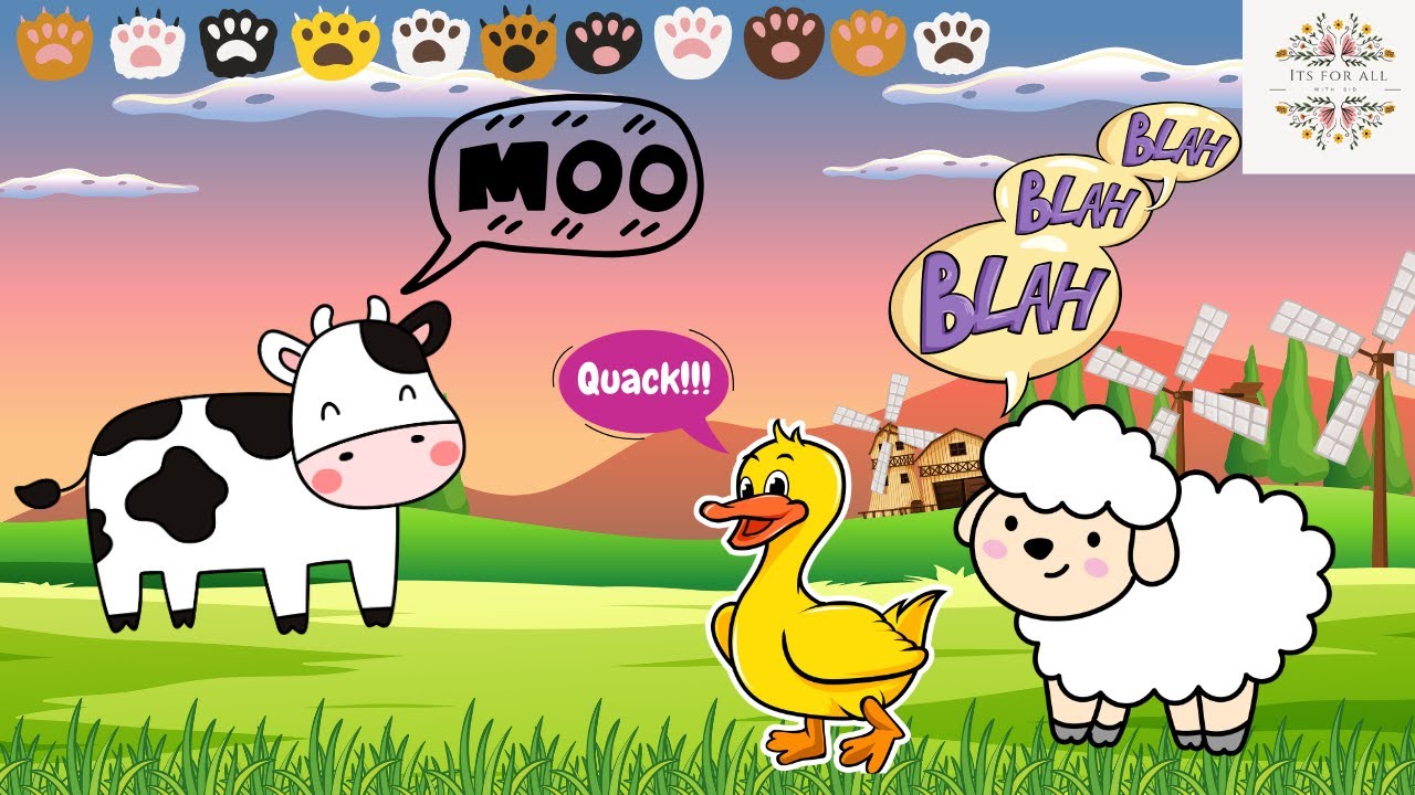 Animals Sound Song| Animals Intro Song| Animals Rhyme for Toddlers ...