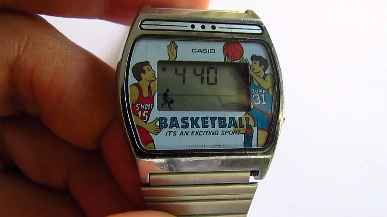 Casio Basket Game Wristwatch 209 GF-11 - YouTube