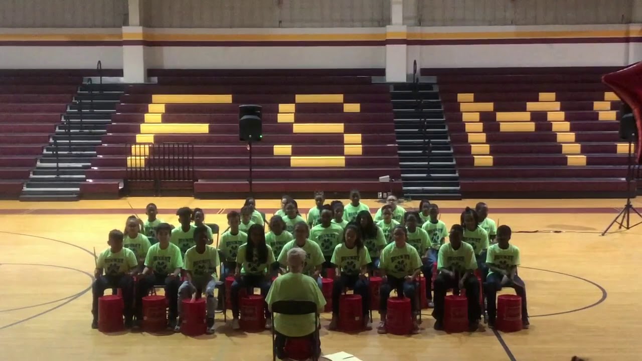 Annette Winn Elementary Bucket Brigade - YouTube