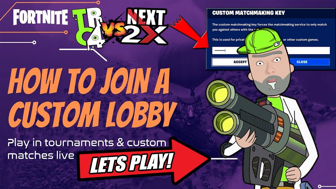 HOW TO JOIN A FORTNITE CUSTOM LOBBY 2024 - YouTube