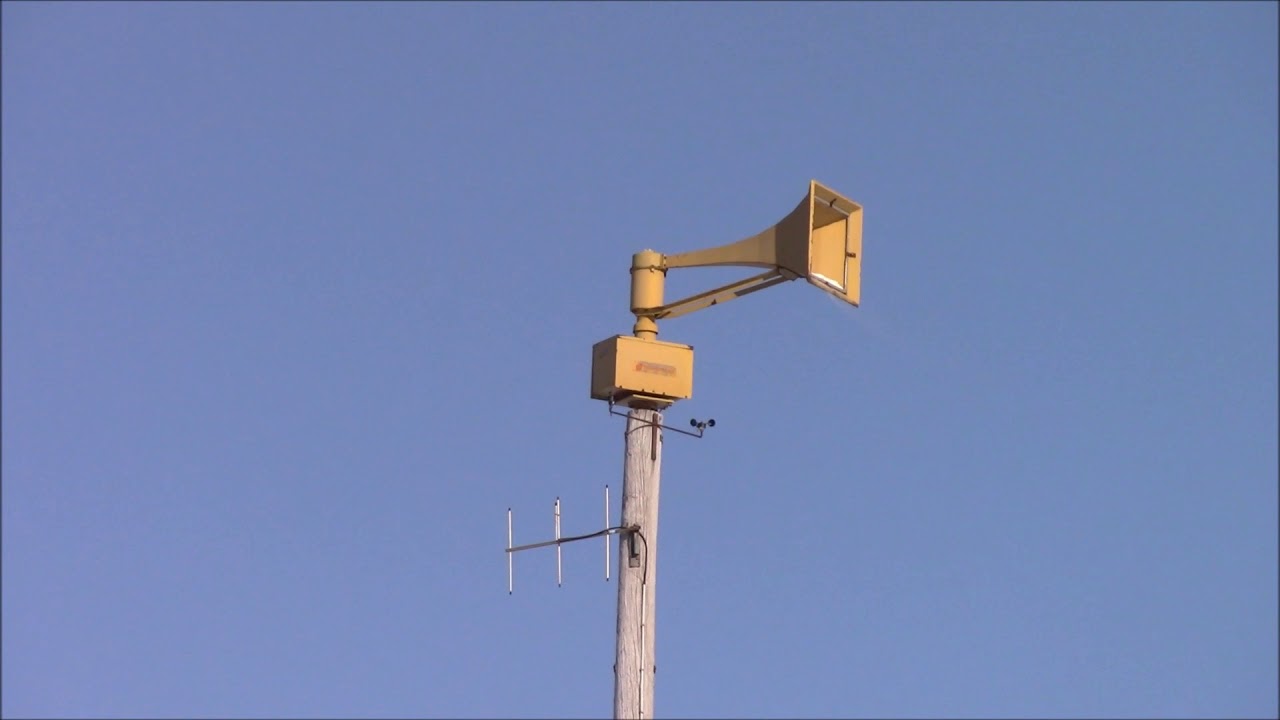 FS Thunderbolt 1000T Siren Test Essex, IL 1-2-18 - YouTube