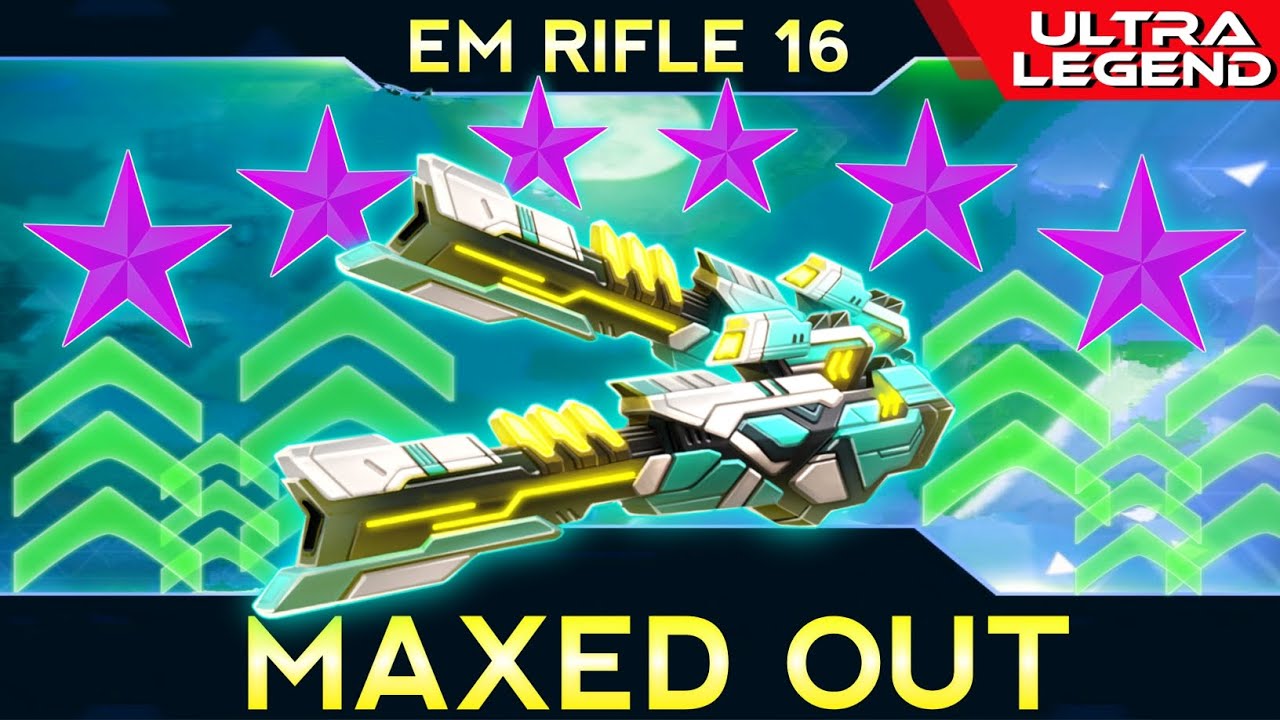 EM RIFLE 16 - Fully Maxed Out | 8k Acoins spent | Mech Arena | ULTRA ...