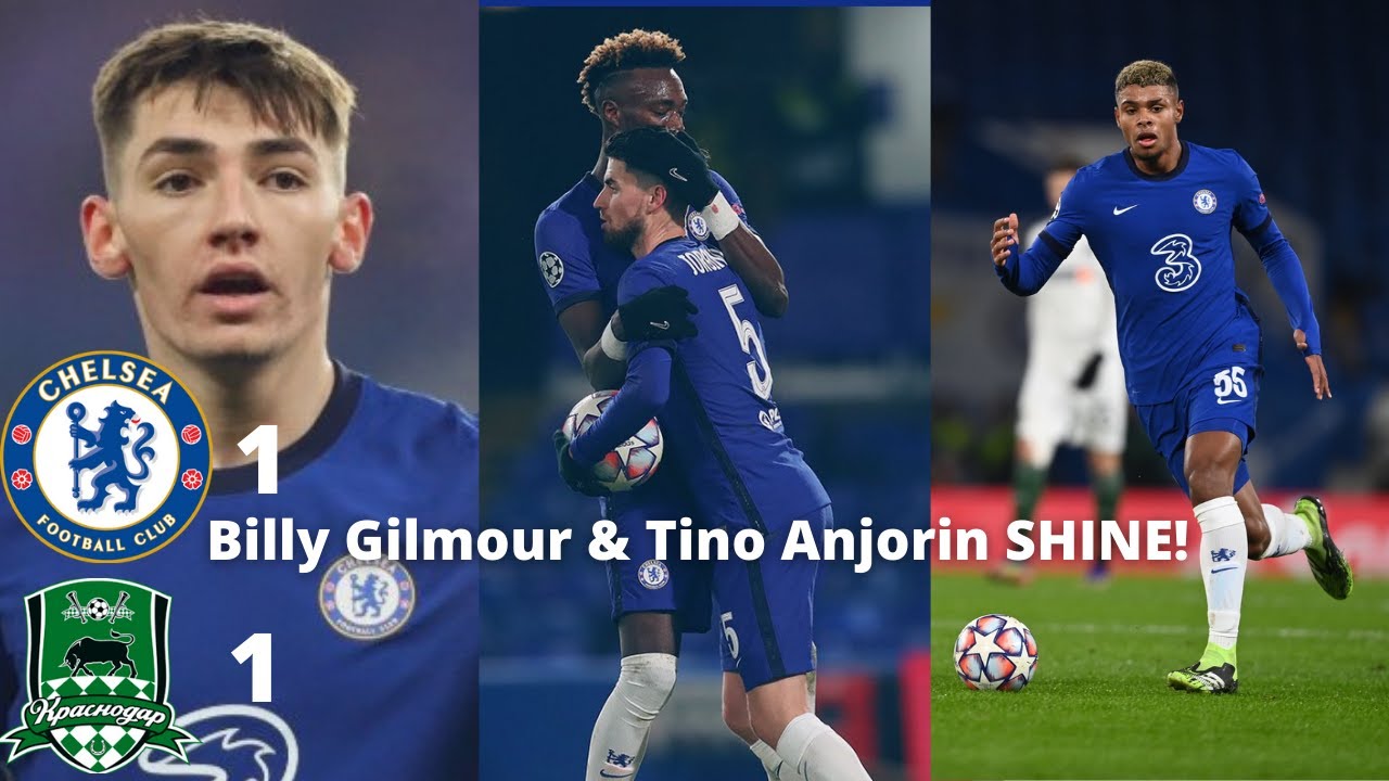 Billy Gilmour & Tino Anjorin SHINE! Chelsea 1-1 Krasnodar UCL Fan ...