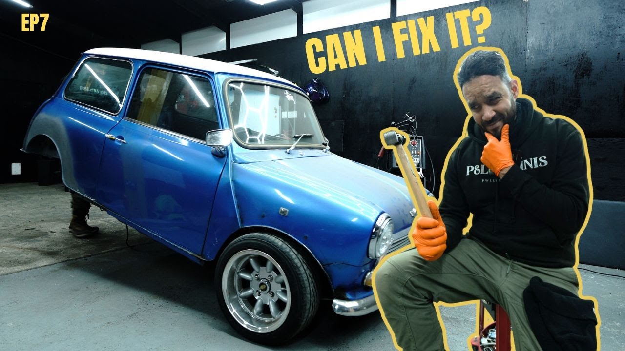 Welding a Wing on my Classic Mini? Here's What I learnt! - YouTube