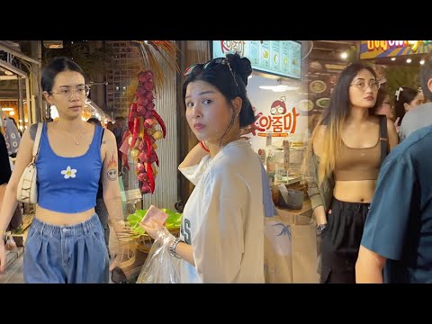 Delicious Street Foods and Beautiful Girls at Jodd Fairs Thailand Night ...