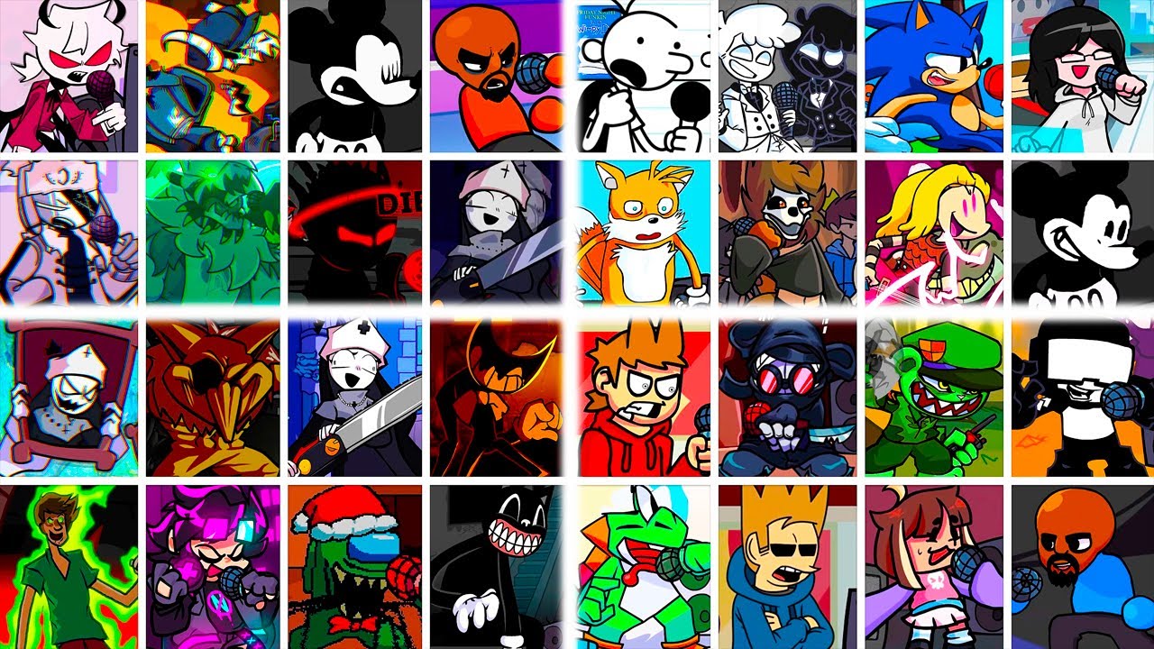 ВСЕ БОССЫ FNF В ОДНОМ ВИДЕО ! - Friday Night Funkin but Everyone Sings ...