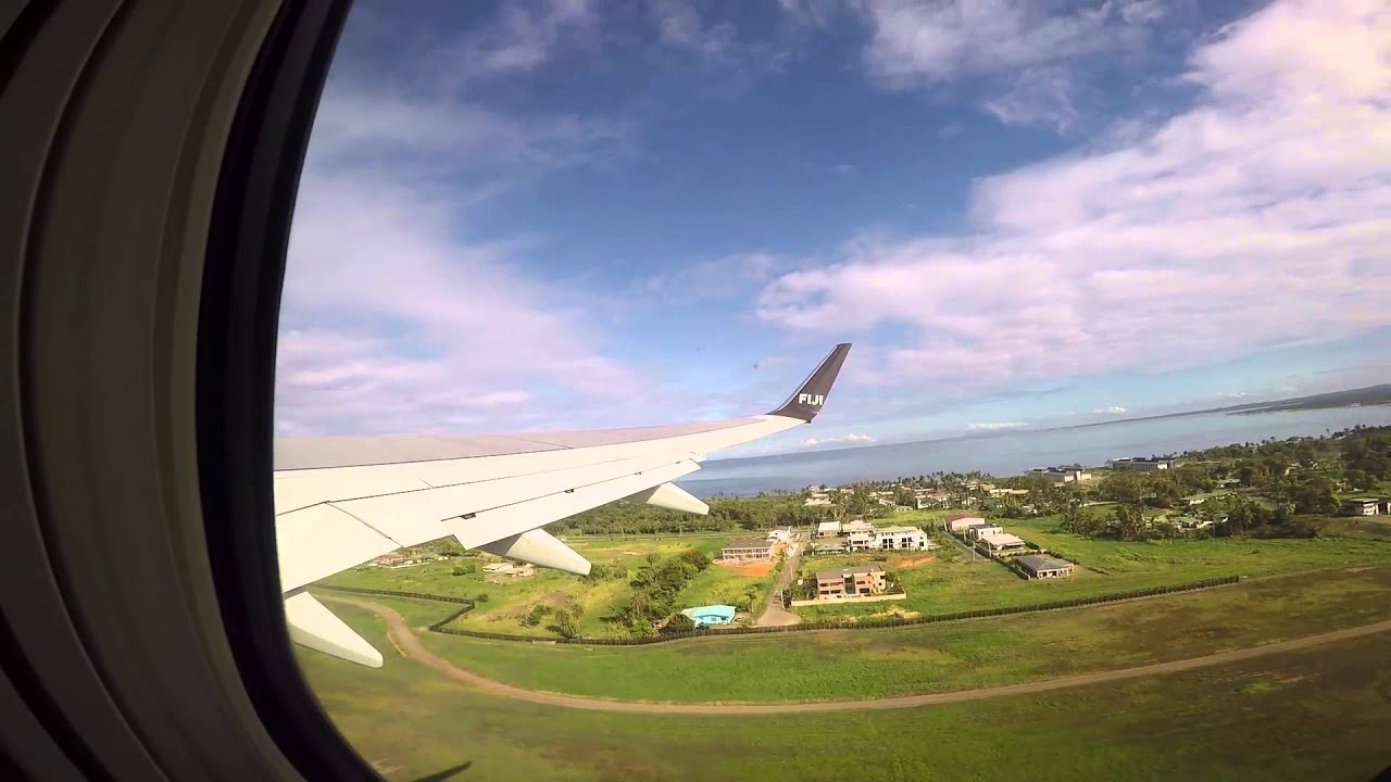 1080p Fiji Airways Boeing 737-800 Takeoff Nadi Fiji to Auckland New ...